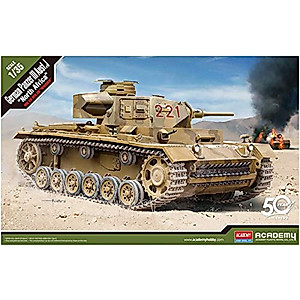 Academy 1/35 German Tank III AUSF.J North Africa #13531 Hobby Model Kits