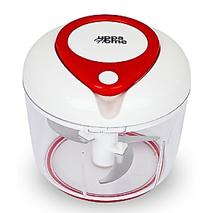 Easy String Pull Food Chopper | Manual Food Processor for Chopping, Dicing, and Mixing | Compact, Portable, and BPA-Free | Ideal for Vegetables, Nuts, Salsa, and Salad