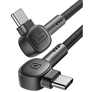 USB C Cable, INIU [2 Pack 6.6ft 100W] 20V/5A PD QC 4.0 Fast Charging USB C to USB C Cable, Nylon Braided Phone Charger Type C Data Cord for iPad Pro MacBook Air Samsung S21 S20 Note Google Pixel etc.