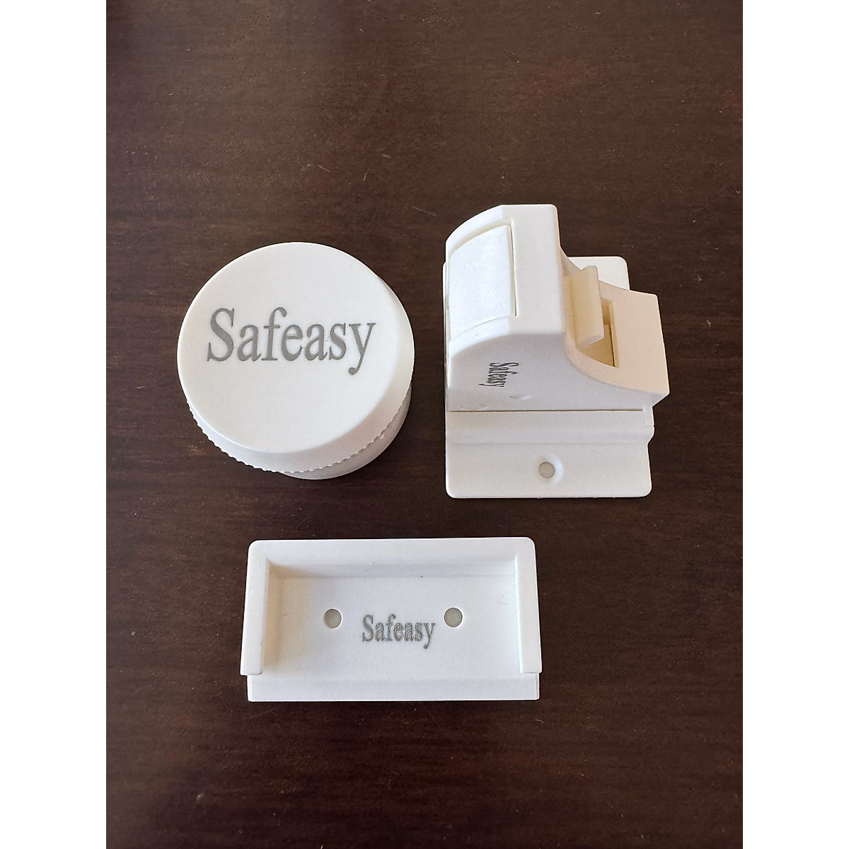 Baby Proofing Magnetic Cabinet Locks - Safeasy Adhesive Children Safety Magnet Drawers Latches (2)