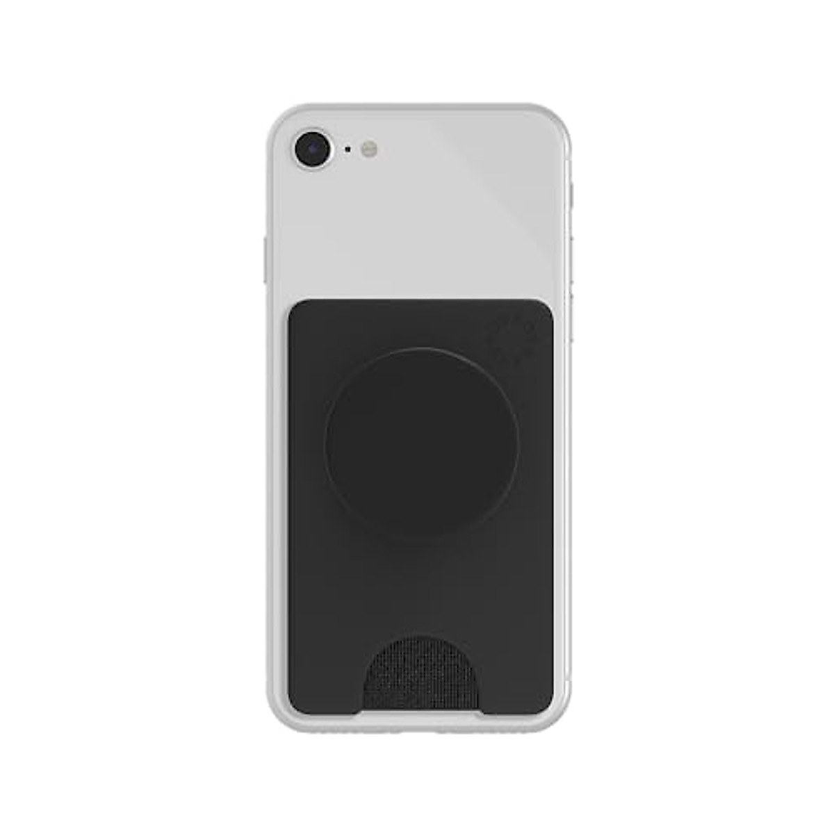 PopSockets Phone Wallet, Phone Card Holder, Wireless Charging Compatible, Wallet Compatible with MagSafe - Black