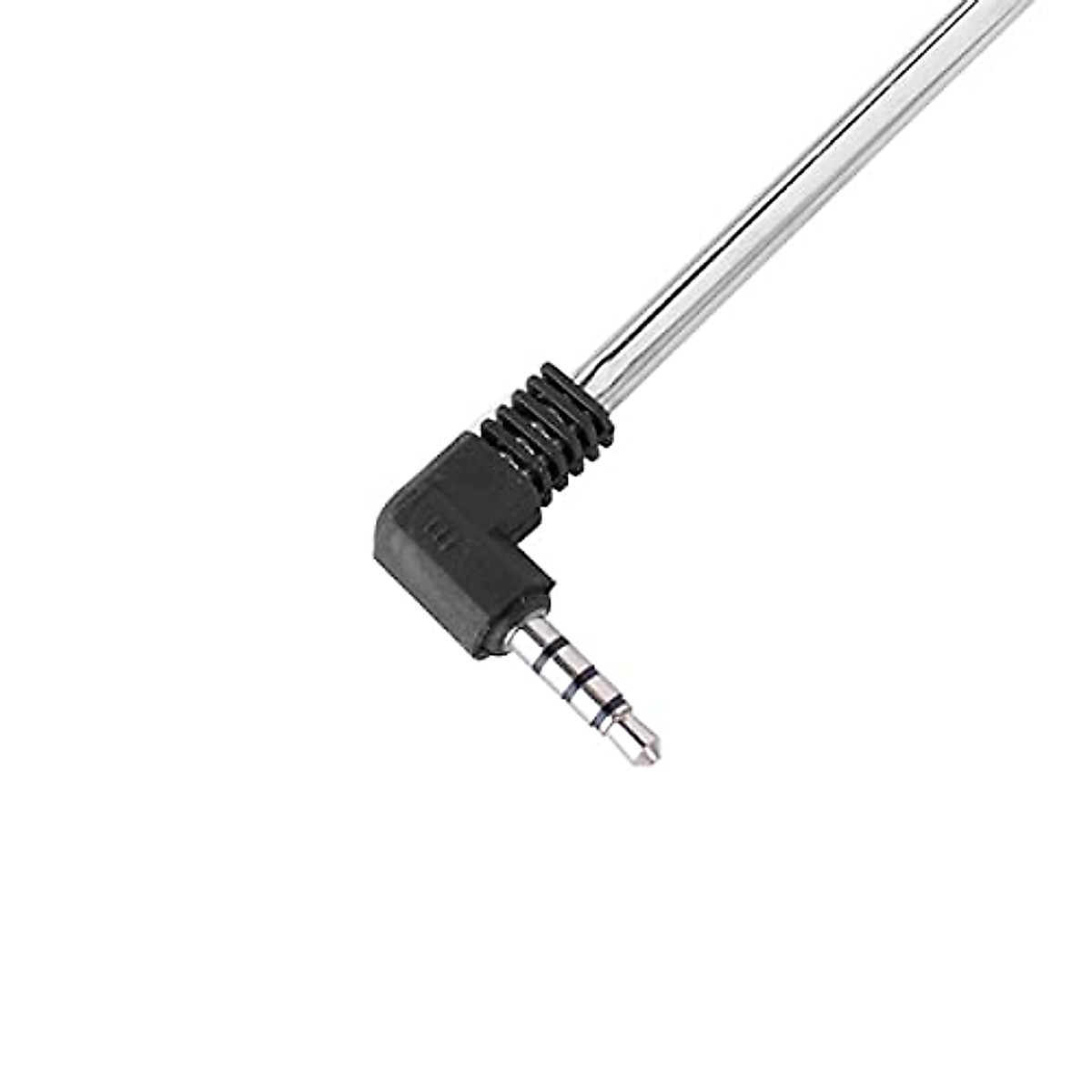 Ruiwaer 4PCS AM Antenna Mini FM Radio Antenna 3.5mm Male Telescopic Antenna for Mobile Cell Phone Portable Radio Stereo Receiver AV Audio Video Home Theater Receiver Bose Radio, Black