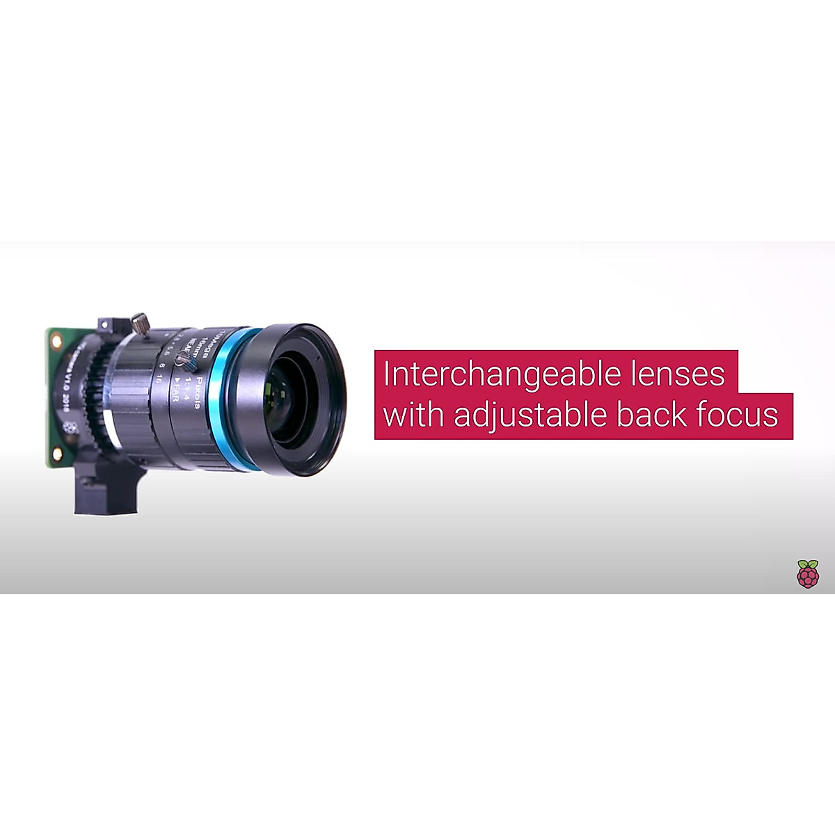 Raspberry Pi HQ Camera for Raspberry Pi 4B/3B+/3B/Zero/Zero Wireless/Jatson Nano,12.3MP IMX477 Sensor,High Resolution,Supports C- and CS-Mount Lenses,Alternative for Raspberry Pi Camera Module V2