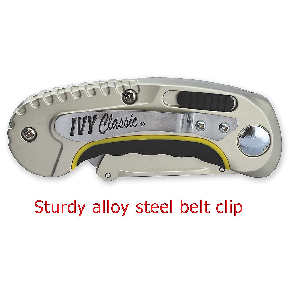 IVY Classic 11145 Hinge-Loc Folding Utility Knife, 1/Card