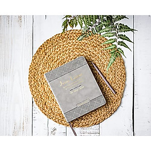 Jesus Listens Note-Taking Edition, Leathersoft, Gray, with Full Scriptures: Daily Devotional Prayers of Peace, Joy, and Hope (A 365-Day Prayer Book)