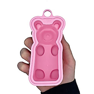DIY Jumbo Gummy Bear Mold by Mister Gummy | Make Your Own Medium Sized Gummy Bears, Chocolates, Soaps, Candles, Bath Bombs, Ice, Decor Bears, Baked Goods, and More! (ONE Pack)