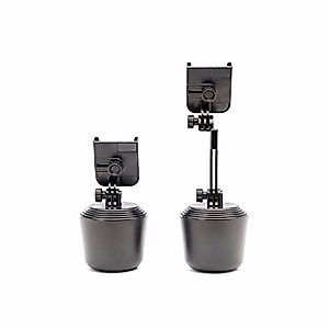 WeatherTech CupFone XL with Extension, Cell Phone Mount for Car, Universal with Black Plastic Knobs