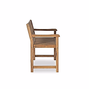 Linon Justice Catalan Bench, Teak