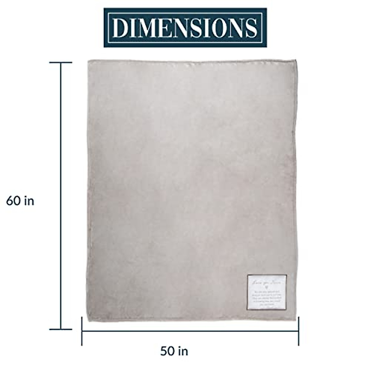 Pavilion - Love You Nana - 50" x 60" Royal Plush Neutral Colored Couch Bed Throw Blanket Grandma Granny Grammy Gran Gammie Grandmother Grandparent's Day Gift