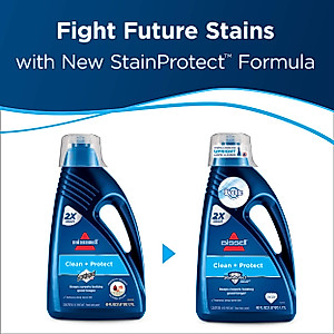 BISSELL 62E5A 2X Concentrated Deep Clean & Protect Full Size Machine Formula, 60 ounces