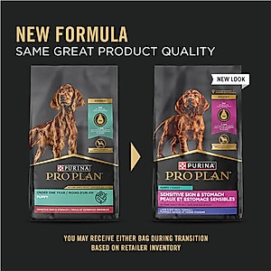 Purina Pro Plan Sensitive Skin and Stomach Puppy Food Lamb and Oat Meal Formula - 24 lb. Bag