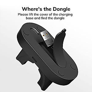 ELEVOC Trucker Bluetooth Headset with Microphone & Mute Button, Wireless Headphones with AI Noise Cancelling, 50Hrs Talk Time with USB Dongle for PC/Remote Work/Call Center/Online Class/Trucker/Laptop