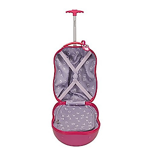 Rockland Jr. Kids' My First Hardside Spinner Luggage, Telescoping Handles, Owl, Carry-On 19-Inch
