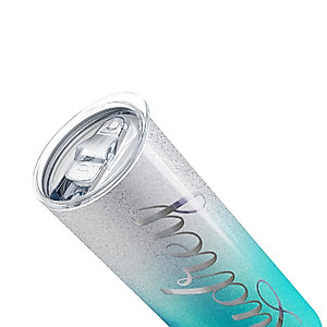 Personalized Skinny 20 oz with Lid Arctic Splash Customized Laser Engraved Cup Gift Stainless Steel Vacuum Insulated Mug