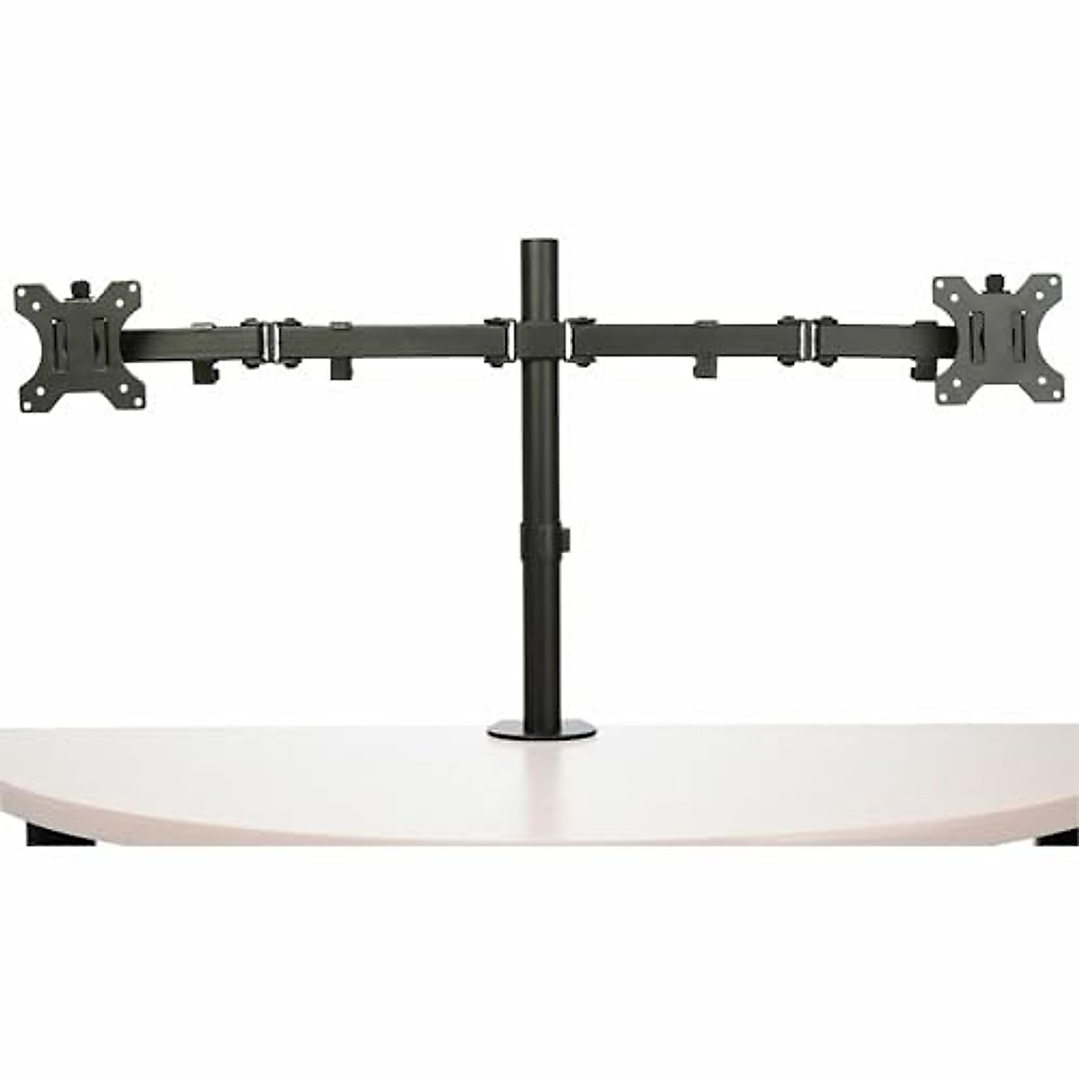 StarTech.com Desk Mount Dual Monitor Arm - Desk Clamp/Grommet VESA Monitor Mount for up to 32 inch Displays - Ergonomic Articulating Monitor Arm - Height Adjustable/Tilt/Swivel/Rotating (ARMDUAL2)