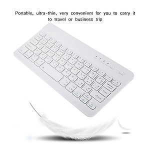 Thai Language Ultra Slim Bluetooth Keyboard Suitable for Android/iOS/Windows Systems.