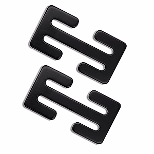 Sungrace Metal Lock (2 Pack, Black)