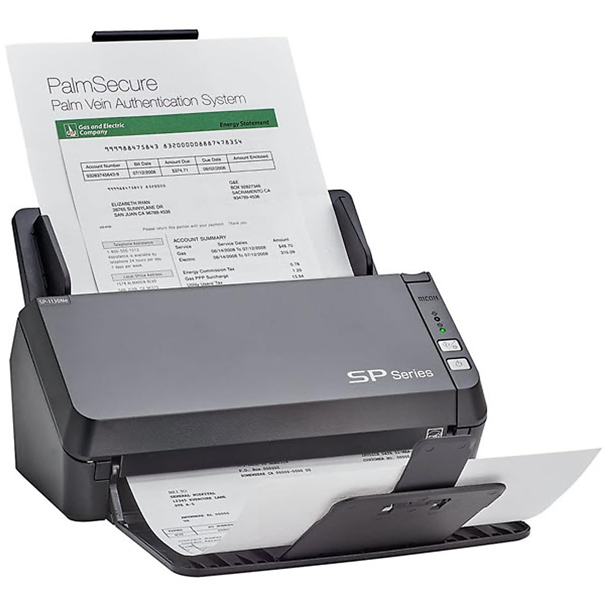 Fujitsu SP-1130Ne Easy-to-Use Color Duplex Document Scanner with Automatic Document Feeder (ADF) and Twain Driver