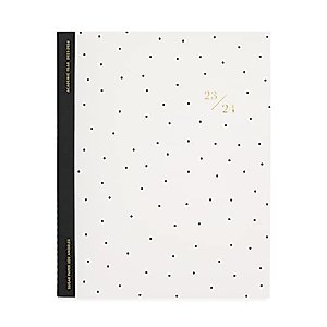 Sugar Paper 2023-2024 Academic Monthly Planner, Cream Pindot, Monthly Layouts, August '23 - July '24, Monthly Agenda, 8" x 10"