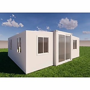 Expandable Flat Pack Prefab Module Home 30 Ft Container Expandable House with Solar Energy