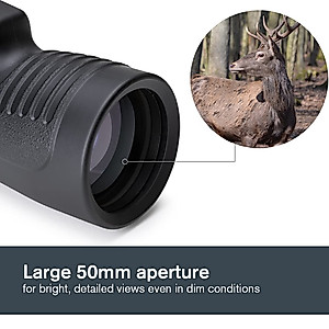 Popular Science by Celestron Outland X 12x50mm Monocular with Tripod, Smartphone Adapter, and Bluetooth remote