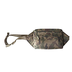 Hedgren Earth Sustainably Made Backpack with Detachable Waistpack, Olive Camo Green