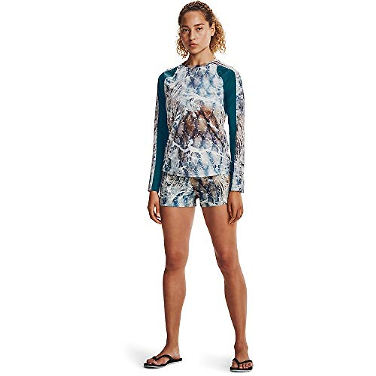 Under Armour Fusion Printed Shorts, Realtree Cov3 (989)/Legion Blue, Large