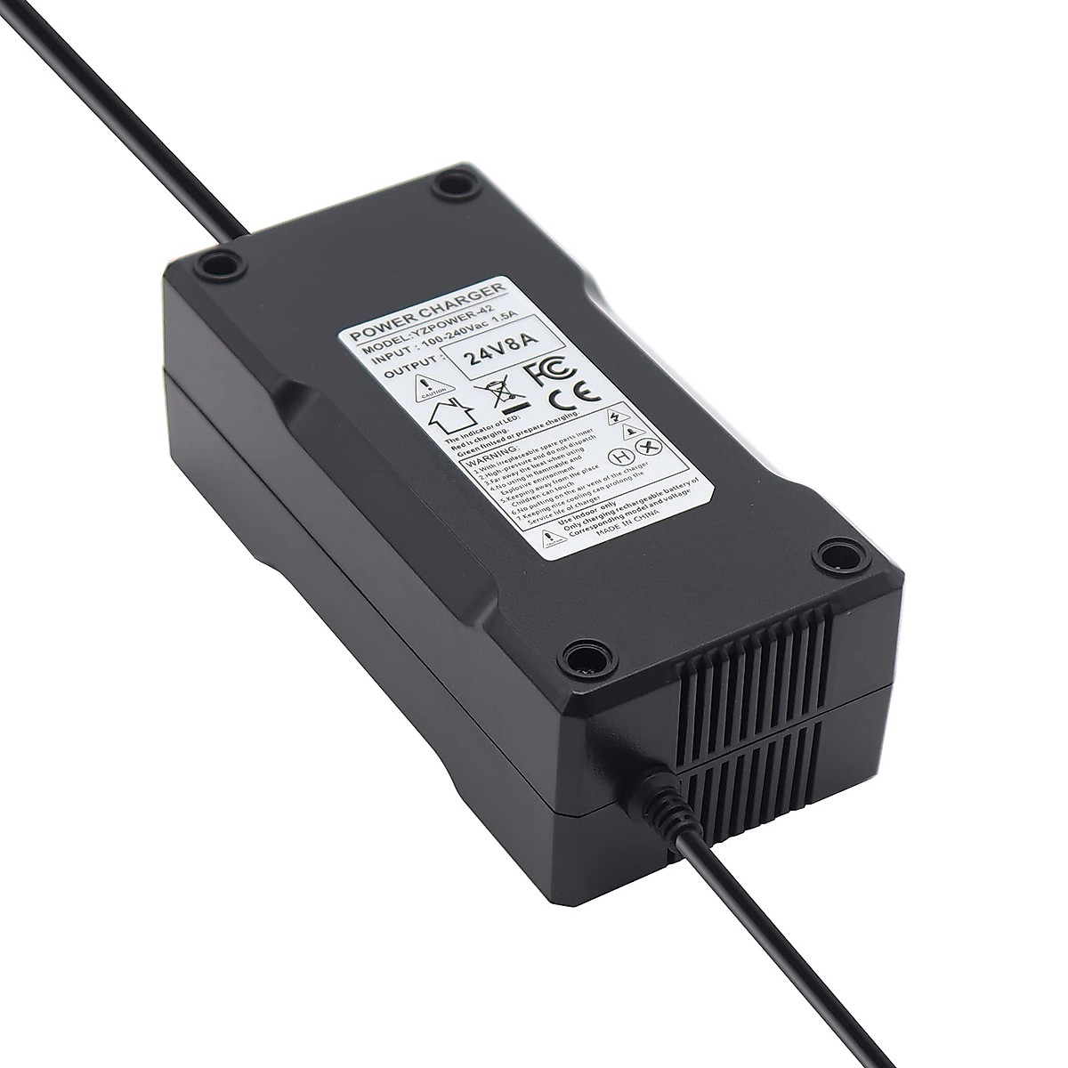 24V 8A Battery Charger with XLR Connector for EA1065, S150 180 X-CEL, Jazzy 1107 614HD, Invacare Pronto M51, CH5404 Smart