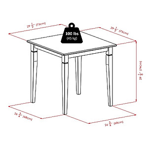 Winsome Kingsgate Dining Table, Walnut