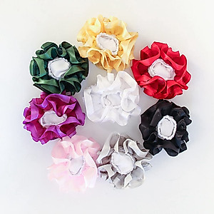 3 Pairs 3D Three-dimensional Ruffled Lace Cotton Socks,Cute Double Big Lace Dress Princess Socks for Girls (3Pairs-Black/White/Grey, 0-12 Months)