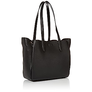 Calvin Klein Millie Novelty Tote, Black/Black