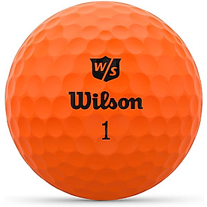 WILSON Staff Duo Optix Golf Ball - Orange