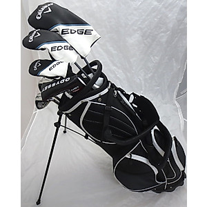Mens Callaway Golf Set Driver, Wood, Hybrid, Irons, Odyssey Putter, Bag Right Handed Regular Flex
