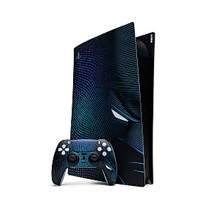 POPeART "Dark Justice" Console + 2 Controller 3M Vinyl Skins Bundle for PS5 Standard Disc Edition