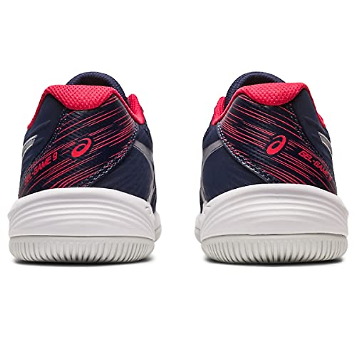 ASICS Kid's Gel-Game 9 Grade School Tennis Shoes, 4, Midnight/Pure Silver