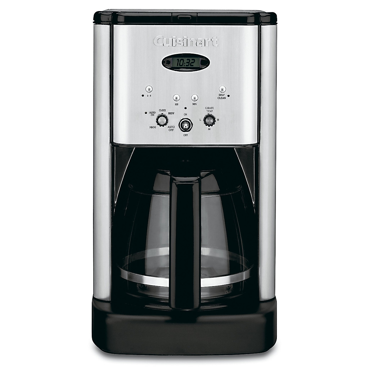 Cuisinart 12-Cup Programmable Coffeemaker + Melitta #4 Cone Coffee Filters, 100 Count (6 Packs, 600 Total Filters)