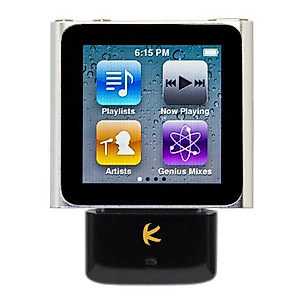 KOKKIA i10s (Black) Tiny Bluetooth iPod Transmitter for iPod/iPhone/iPad with Authentication. Remote controls and local iPod/iPhone/iPad volume control capabilities. Plug and Play. Works with AirPods.