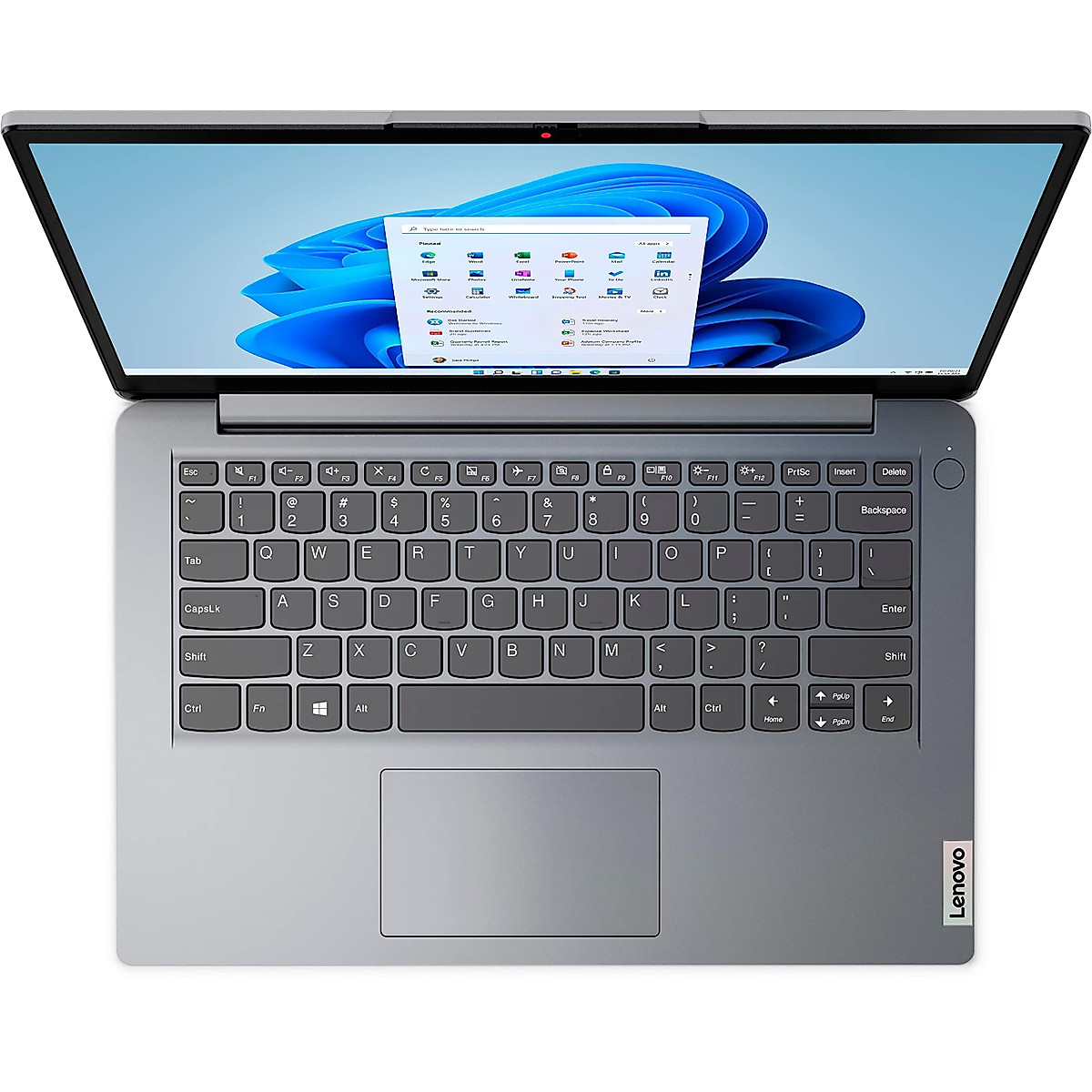 Lenovo Ideapad 1i Laptop (14" Anti-Glare Display, Intel Dual Core Processor, 4GB RAM, 256GB SSD), 1 Year Office 365, Student & Home, 720P Webcam w/Privacy Shutter, Wi-Fi 6, Win 11 Home in S, Grey