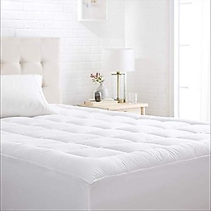 Amazon Basics Down-Alternative Mattress Topper Pad with Microfiber Shell - Twin