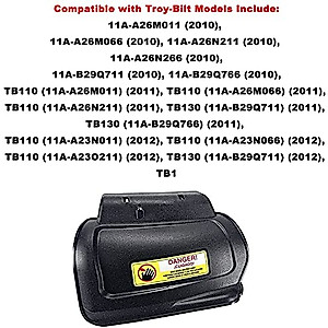 KINTLE 987-02516A Hinged Mulching Plug Assembly, Compatible with MTD Craftsman 21" Push Mower - Hinge Pin & Spring are Included