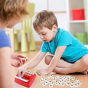 Little Bado Preschool Learning Matching Letter Board Games Alphabet Letter Word Recognition Educational Toys for Kids 3 4 5 6 7 Boys Girls Christmas Birthday Gift