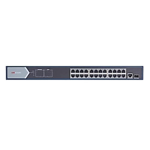 Hikvision DS-3E0526P-E 24-Port Unmanaged Gigabit PoE Switch