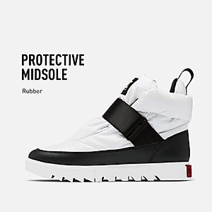 Sorel Women's Joan of Arctic Next Lite Strap Puffy Boot- Waterproof - White, Black - Size 10