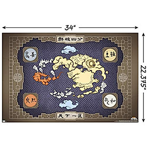 Trends International Avatar-Map Wall Poster, 22.375 in x 34 in, Unframed Version