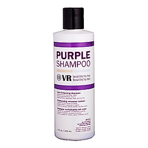 COCO-HONEY Purple Shampoo for Blonde Lightening Color Treated Hair Silver and Gray Highlighted Hair/Paraben Free/Cruelty Free/Sulfate Free/Safe for Color-Treated Hair 8 oz