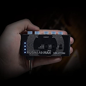 Valeton Rushead Max Bass USB Chargable Portable Pocket Bass Headphone Amp Carry-On Bedroom Plug-In Multi-Effects