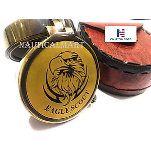Eagle Compass Engraved Vintage Ship Functional Gift Compass Baptism