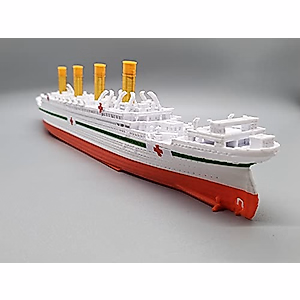 HMHS BRITANNIC Model - Highly Detailed Replica Historically Accurate No Assembly Required - 1 Foot in Length (Model Only)