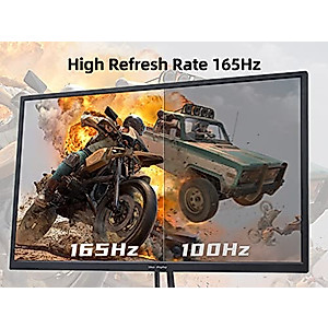 idea display 165Hz Gaming Monitor 25-inch FHD TN, 1920 x 1080, MPRT 1ms, (Supports 144Hz) 16.7M 72% NTSC, 400cd/m², 2xHDMI 1xDisplayport, Frameless FreeSync HDR, LED Backlit, P25F