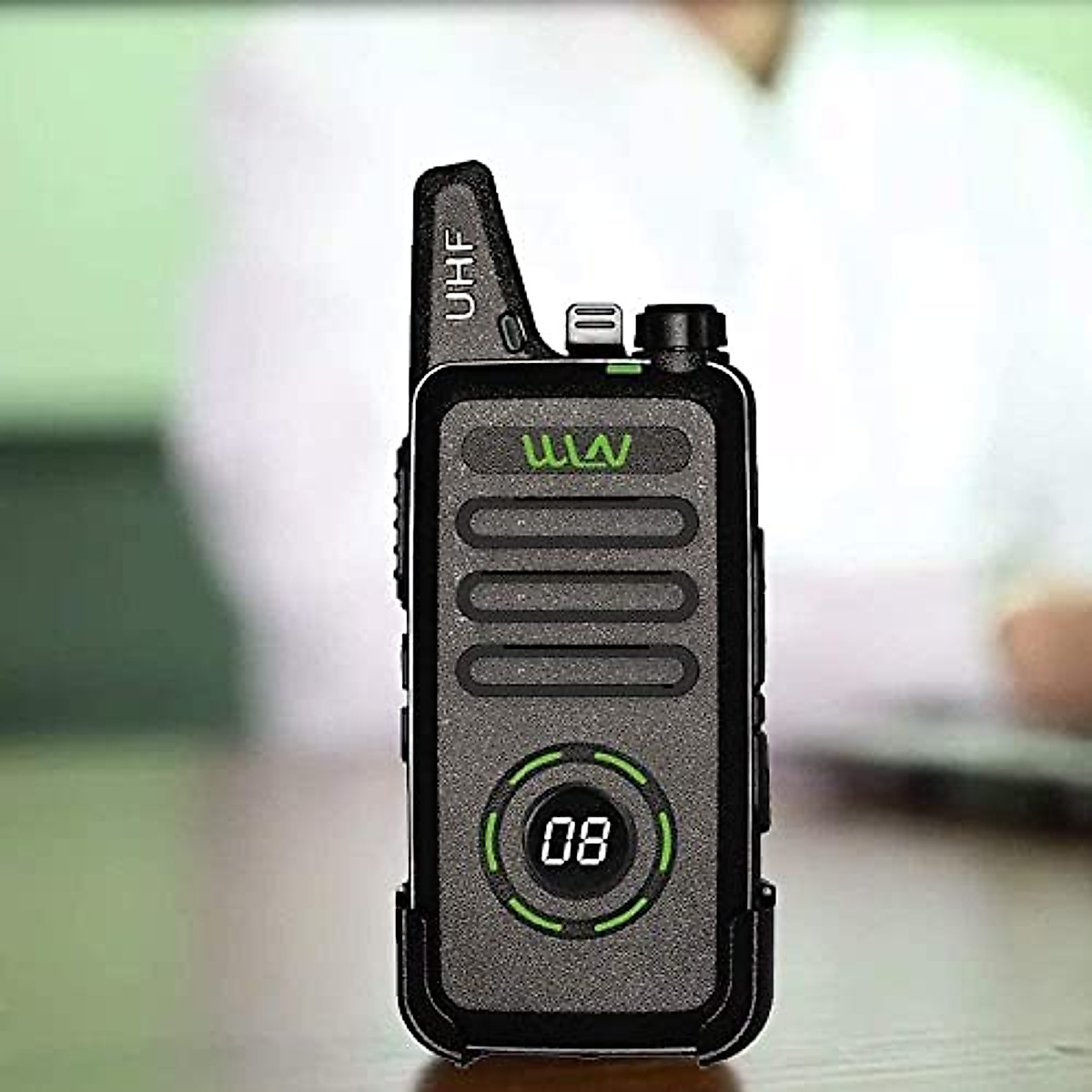 WLN KD-C1plus Mini Handheld Portable Tway Radio Walkie Talkie UHF Transceiver Radio with Dock Charger
